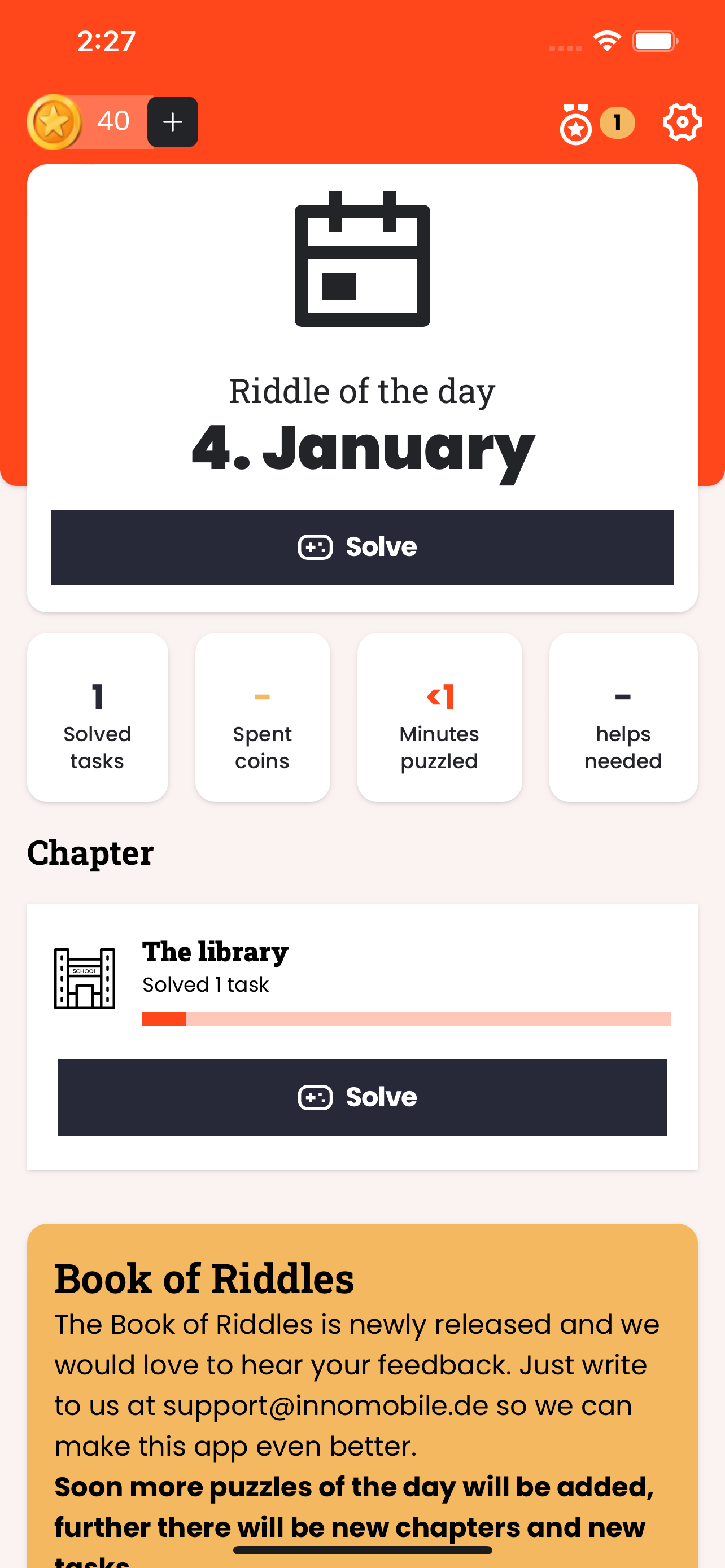 Book of Riddles – Solve riddles